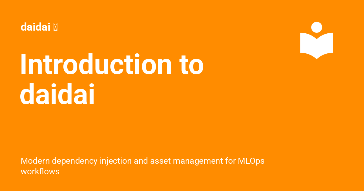 Introduction to daidai - daidai 🍊